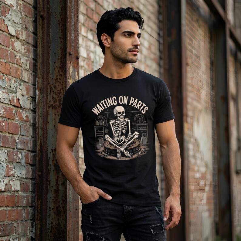 Waiting on Parts Shirt | Mechanic Humor T-shirt, Car Repair Tee, Funny ...