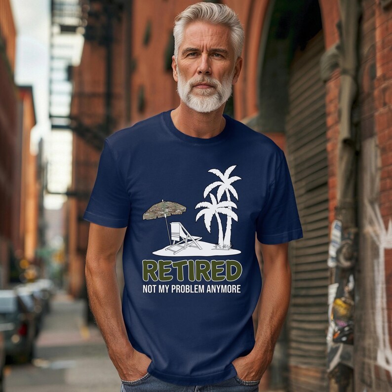Retired Military OCP Camo T-shirt | Veteran Humor Tee - Etsy