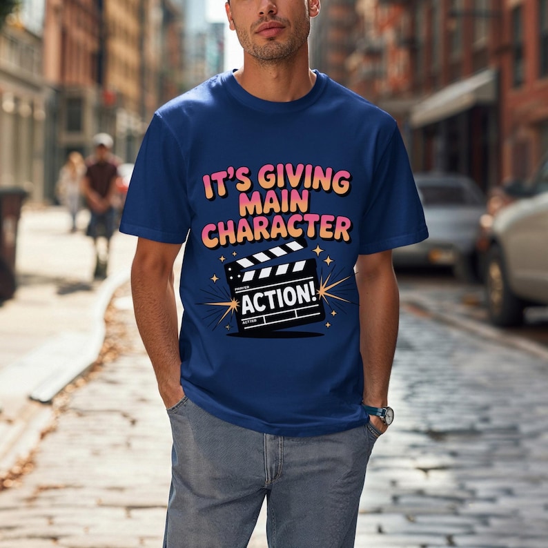 Main Character Vibes Shirt | Comfort Colors Unisex Tee, Motivation T ...