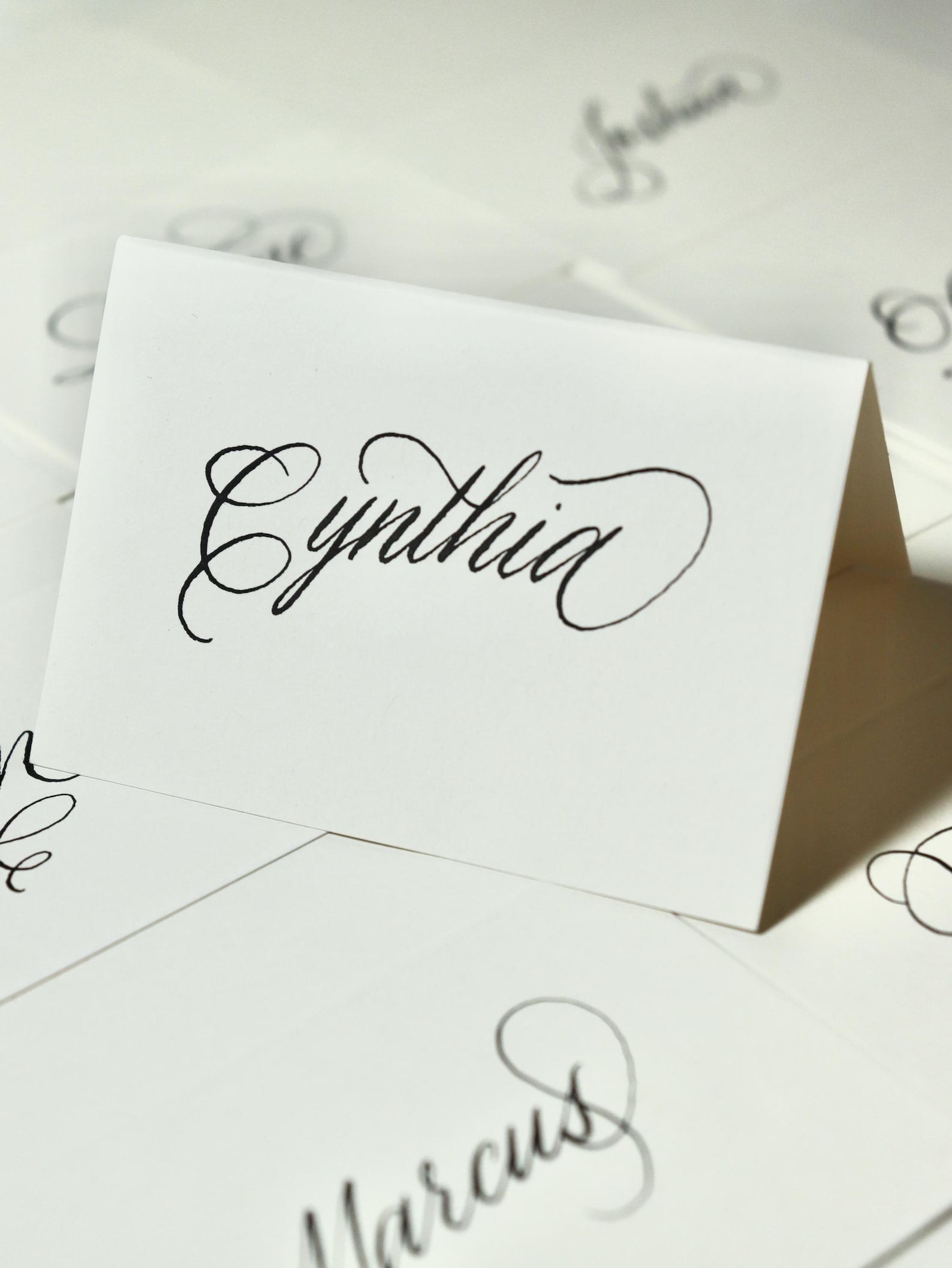 Wedding Place Cards / Handwritten Name Cards / Custom Calligraphy - Etsy