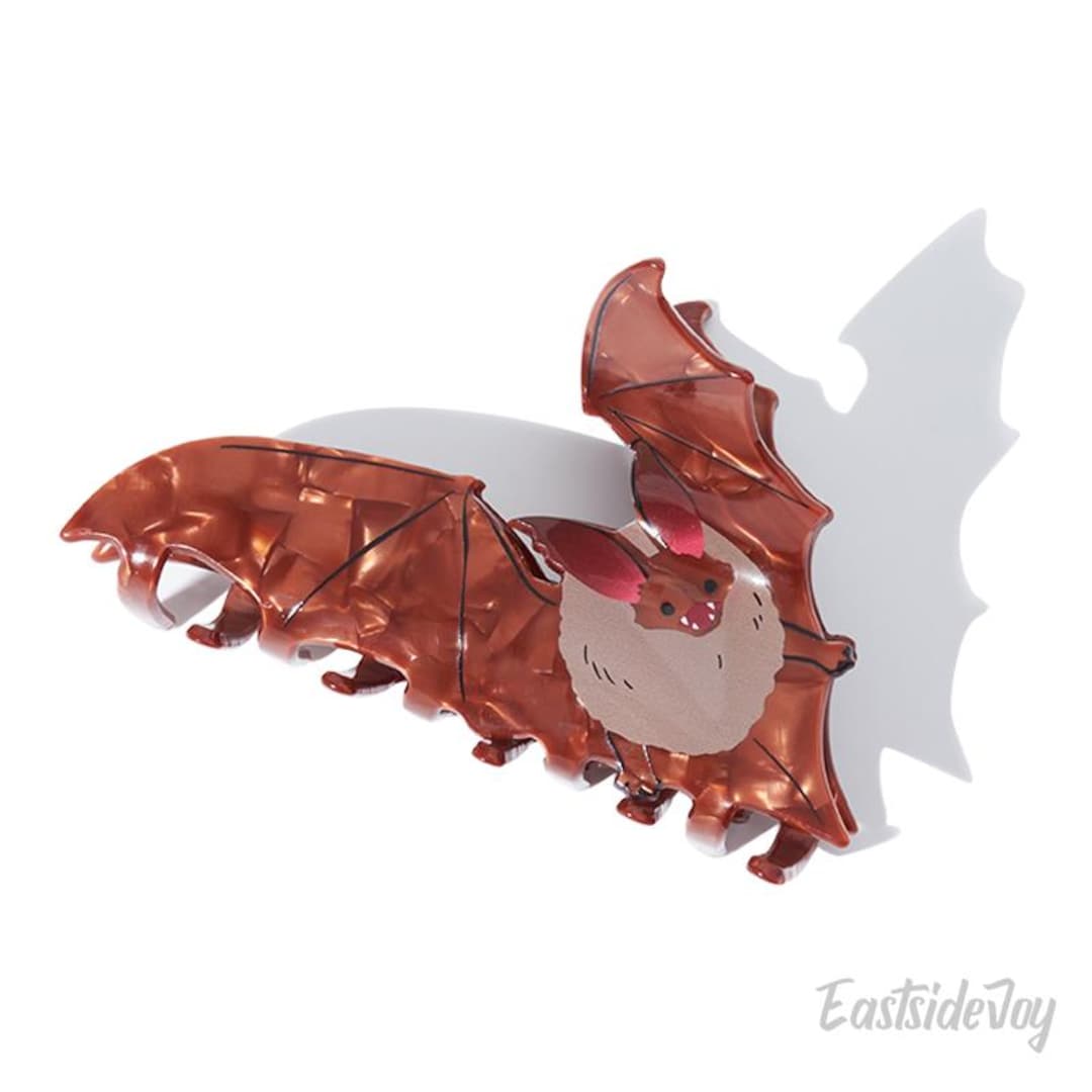 Jumbo Bat Hair Claw: Gothic Style Cellulose Acetate Hair Clip - Etsy