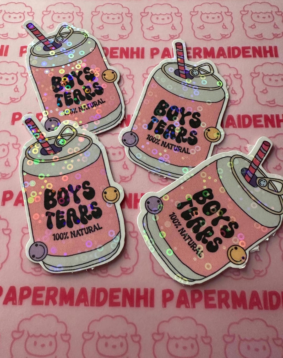 Boys Tears Sticker | Glitter Sticker | Holographic | Stickers for ...