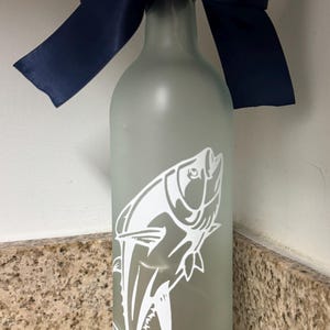 Tuna Lighted Wine Bottle - Etsy