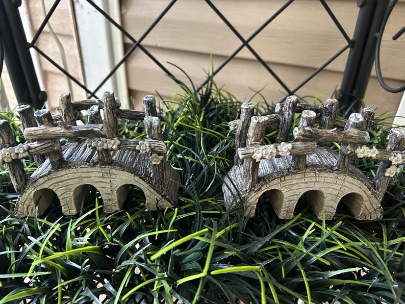 Arched Garden Bridges for Fairy/gnome Gardens ~set of 2 - Etsy