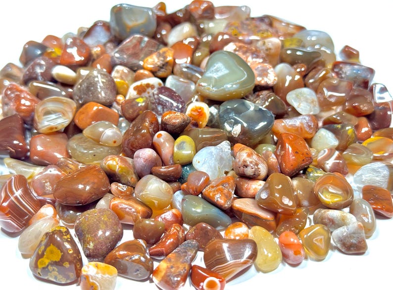 Lake Superior Agates (tumbled/polished) 1 Lb (16oz) Handpicked by Our ...