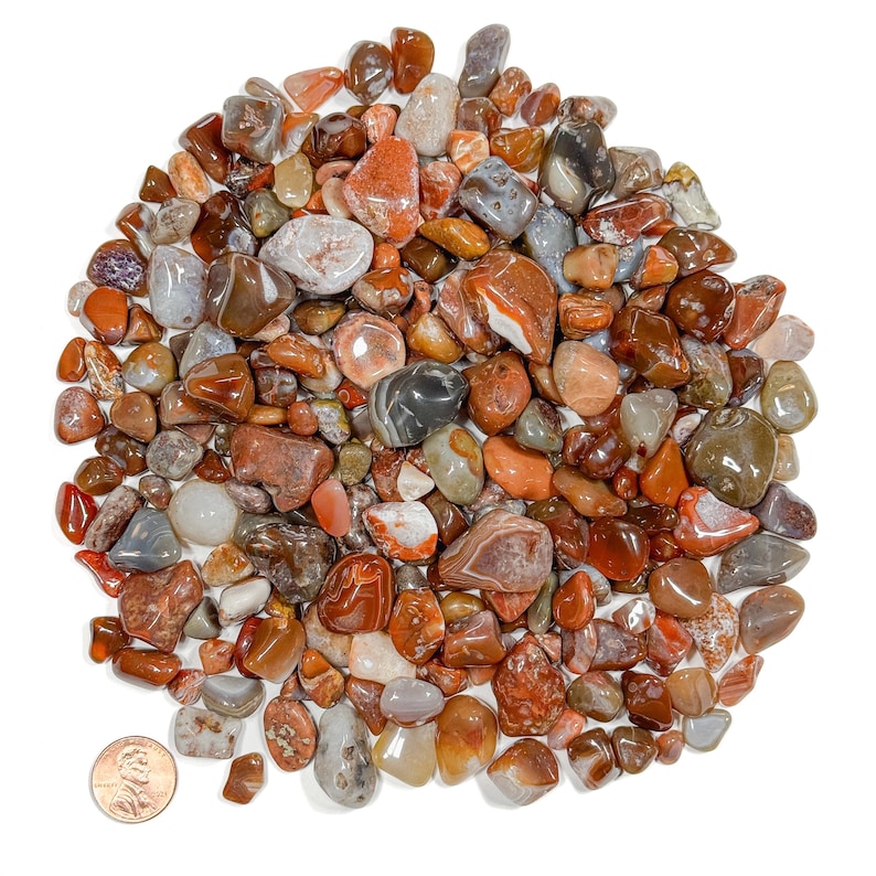Lake Superior Agates (tumbled/polished) 1 Lb (16oz) Handpicked by Our ...