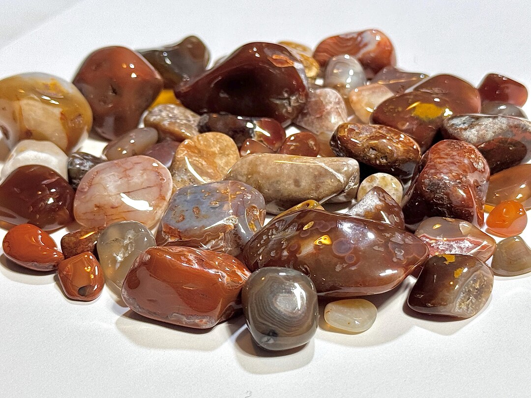Lake Superior Agates (tumbled/polished) - 8oz - "pick 8c" - Handpicked ...
