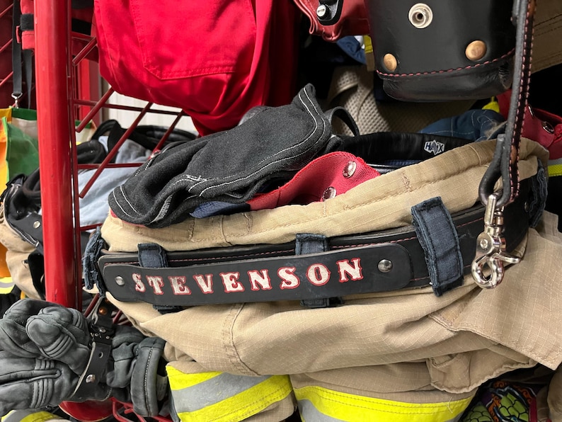 Firefighter Turnout Gear Belt - Etsy
