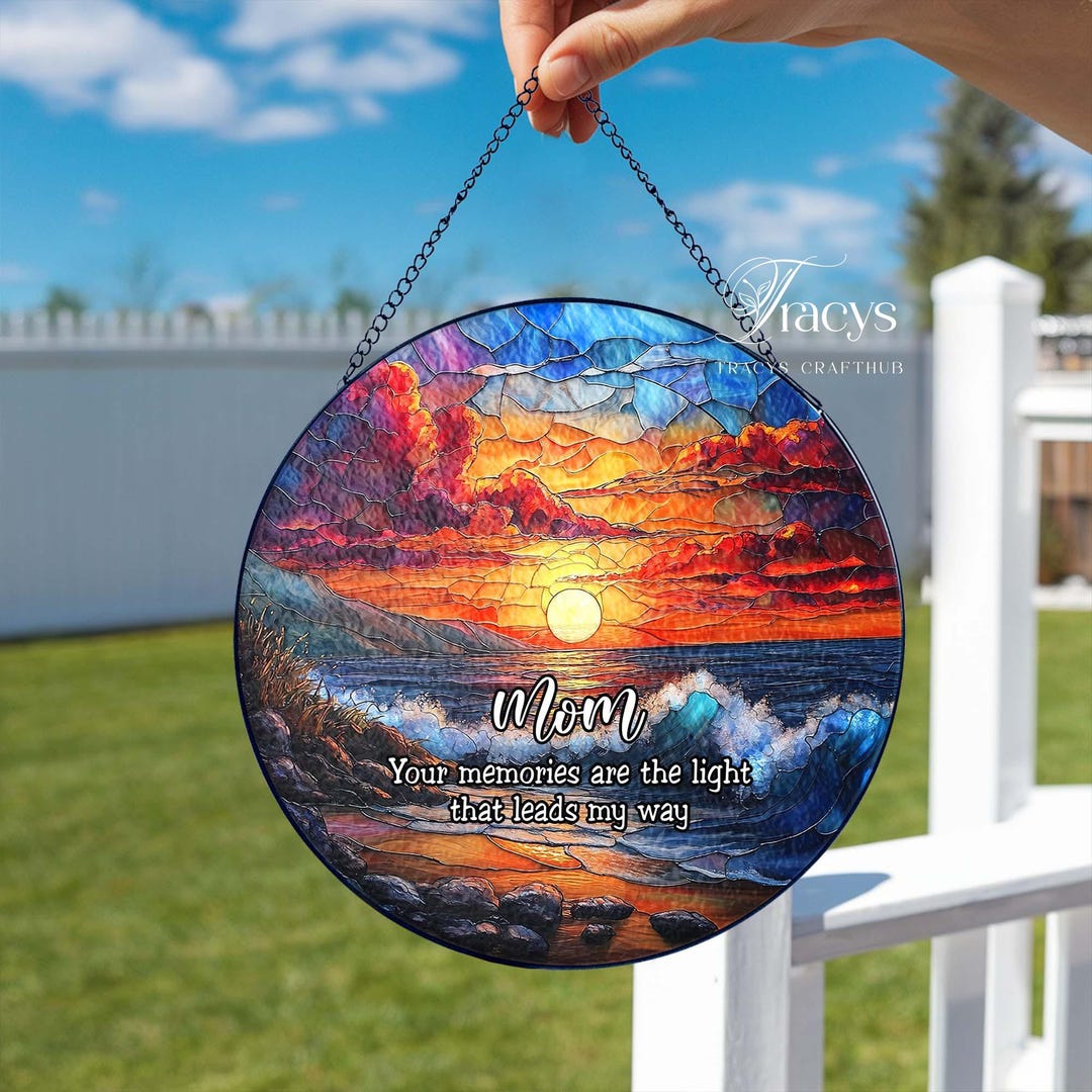Memorial Suncatcher, Sympathy Gift, Loss of Dad, Sympathy Gift ...