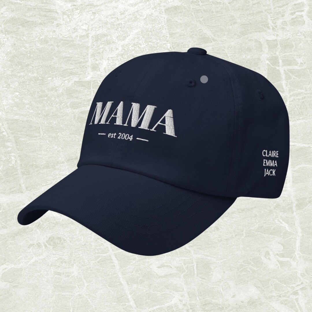 BEST SELLER Mama Custom Embroidered Hat Mother’s Day Gift Mom ...