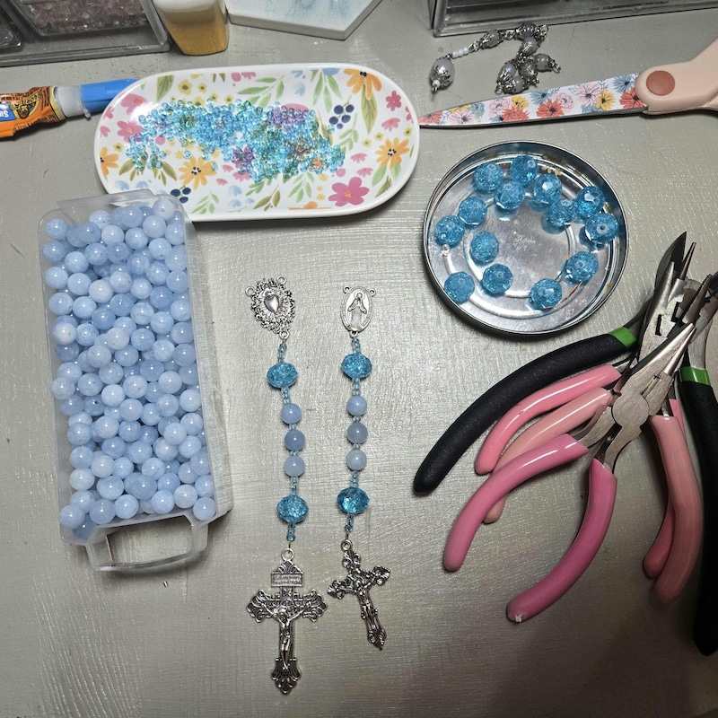 Personalized Rosary Parts - Etsy