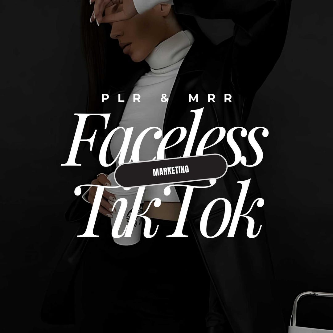 Faceless Tik Tok Marketing Guide (MRR) - Etsy