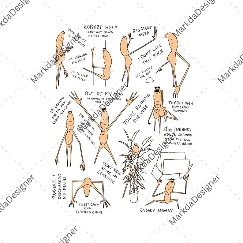 Marcus the Worm PNG, Marcus Meme Digital Download, Funny Meme Robert ...