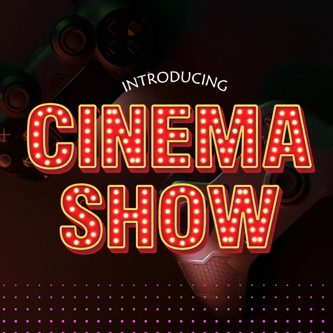 Cinema Show Font, Handwritten Fonts, Teacher Fonts, Digital Planner ...