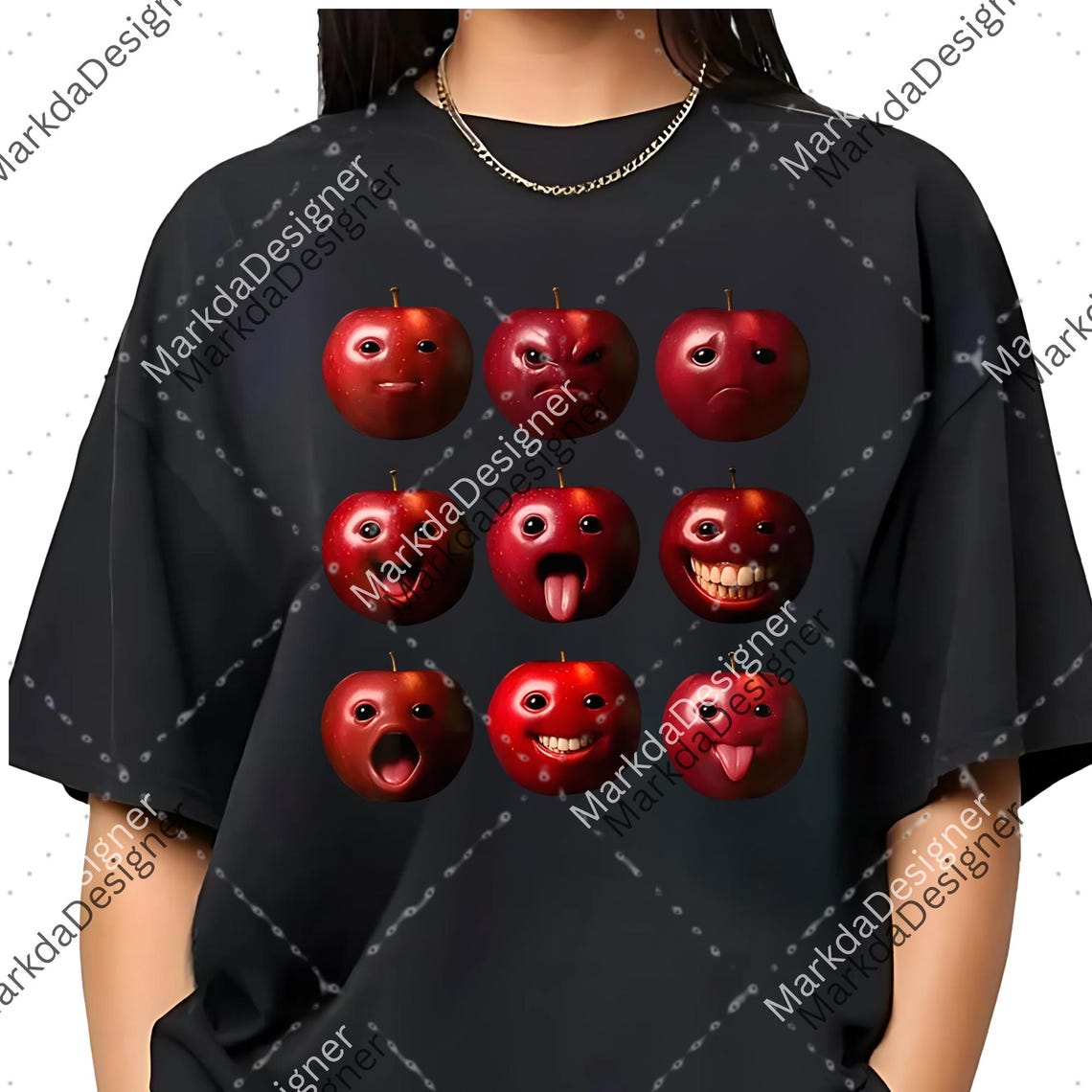 Funny AI Apple PNG, Gen Z Brainrot Meme Graphic Digital Download, Silly ...