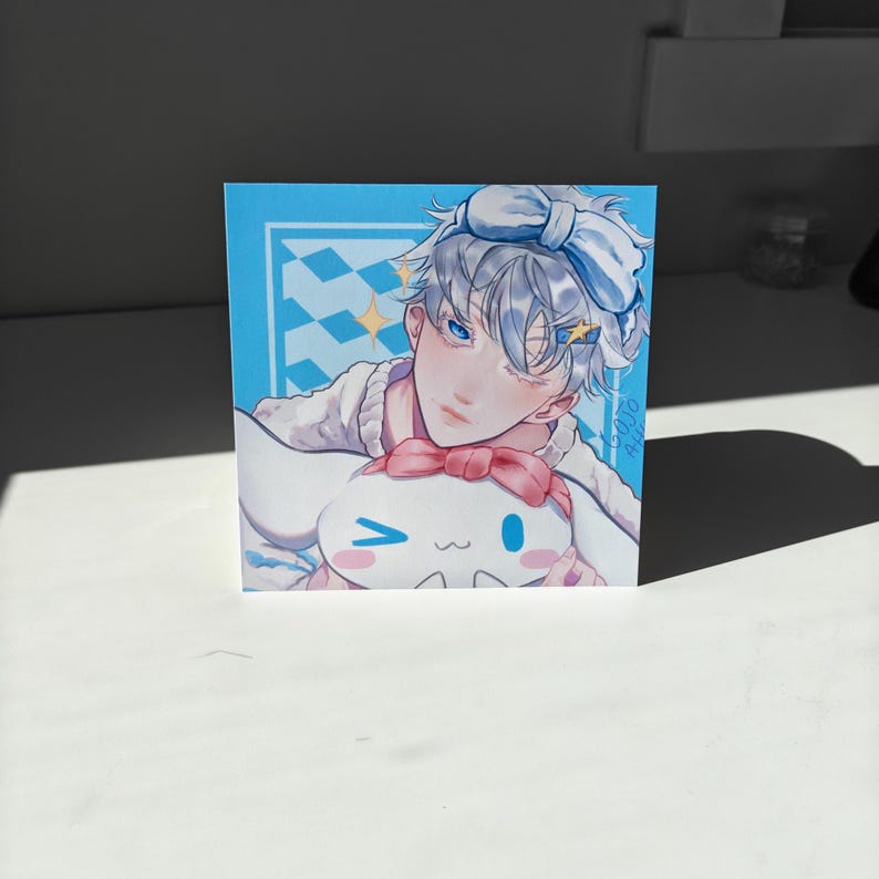 Gojo Satoru Art Print - Jujutsu Kaisen Fan Art - Anime Square Print ...