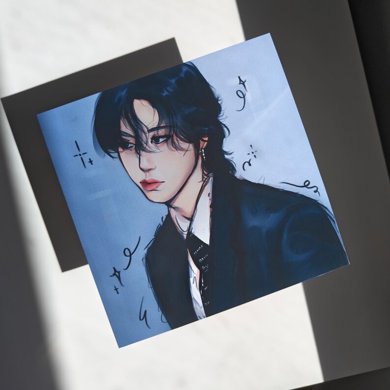Stray Kids Han Art Print - Kpop Aesthetic Wall Art, Han Jisung ...