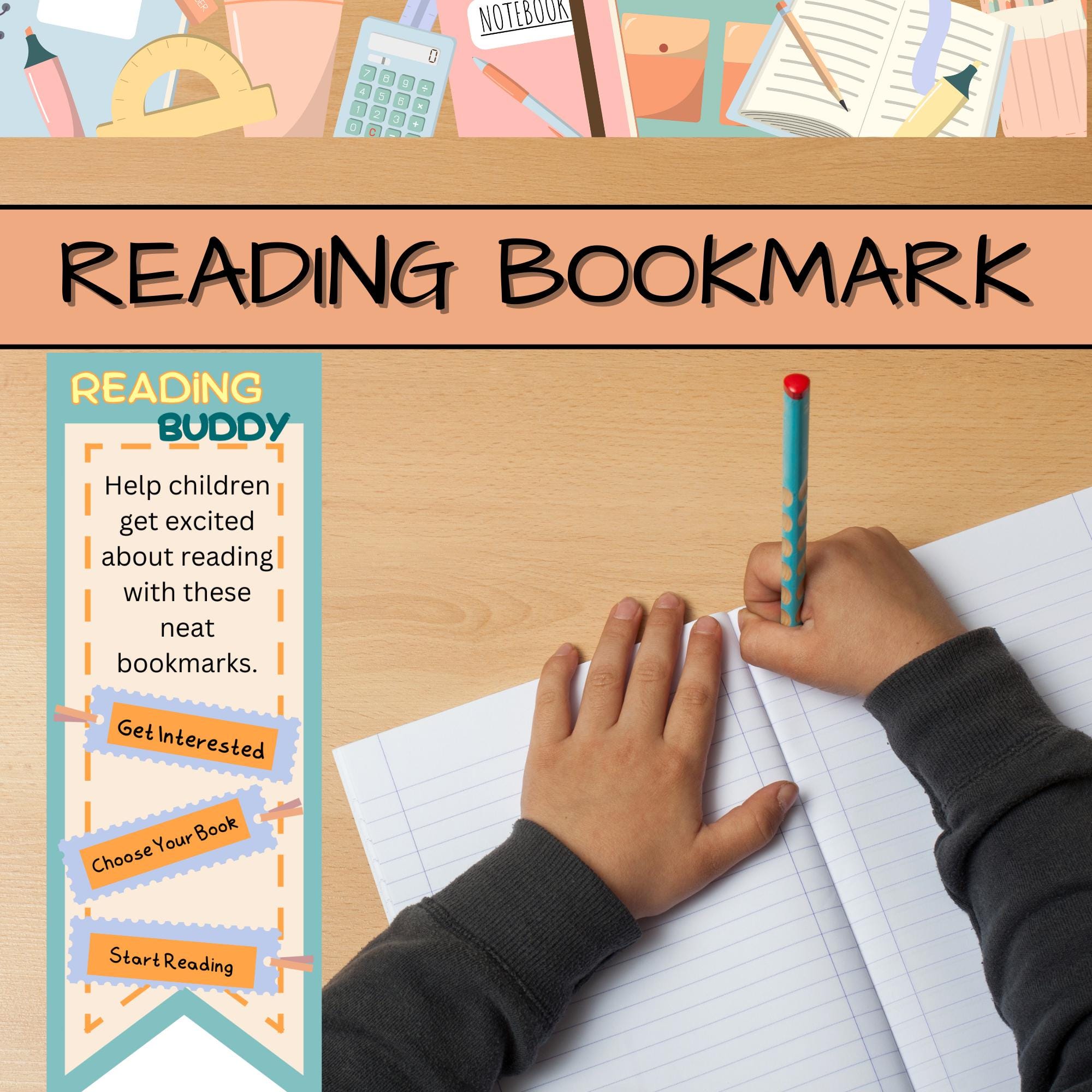 Reading Bookmarks for Kids, Printable Bookmarks for Book Lovers, Cute ...