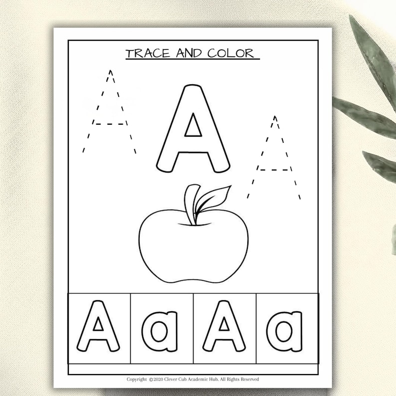 Tracing Letters for Kids, ABC Handwriting, Counting Worksheets for Kids ...