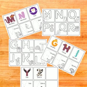 Alphabet Flashcards for Kids - Letter Recognition, Printable ABC Cards ...