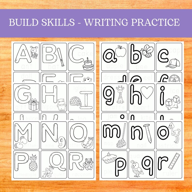 Alphabet Flashcards for Kids - Letter Recognition, Printable ABC Cards ...