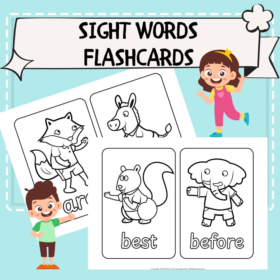 2nd Grade Sight Words Flashcards: Vocabulary Coloring Sheets, High ...