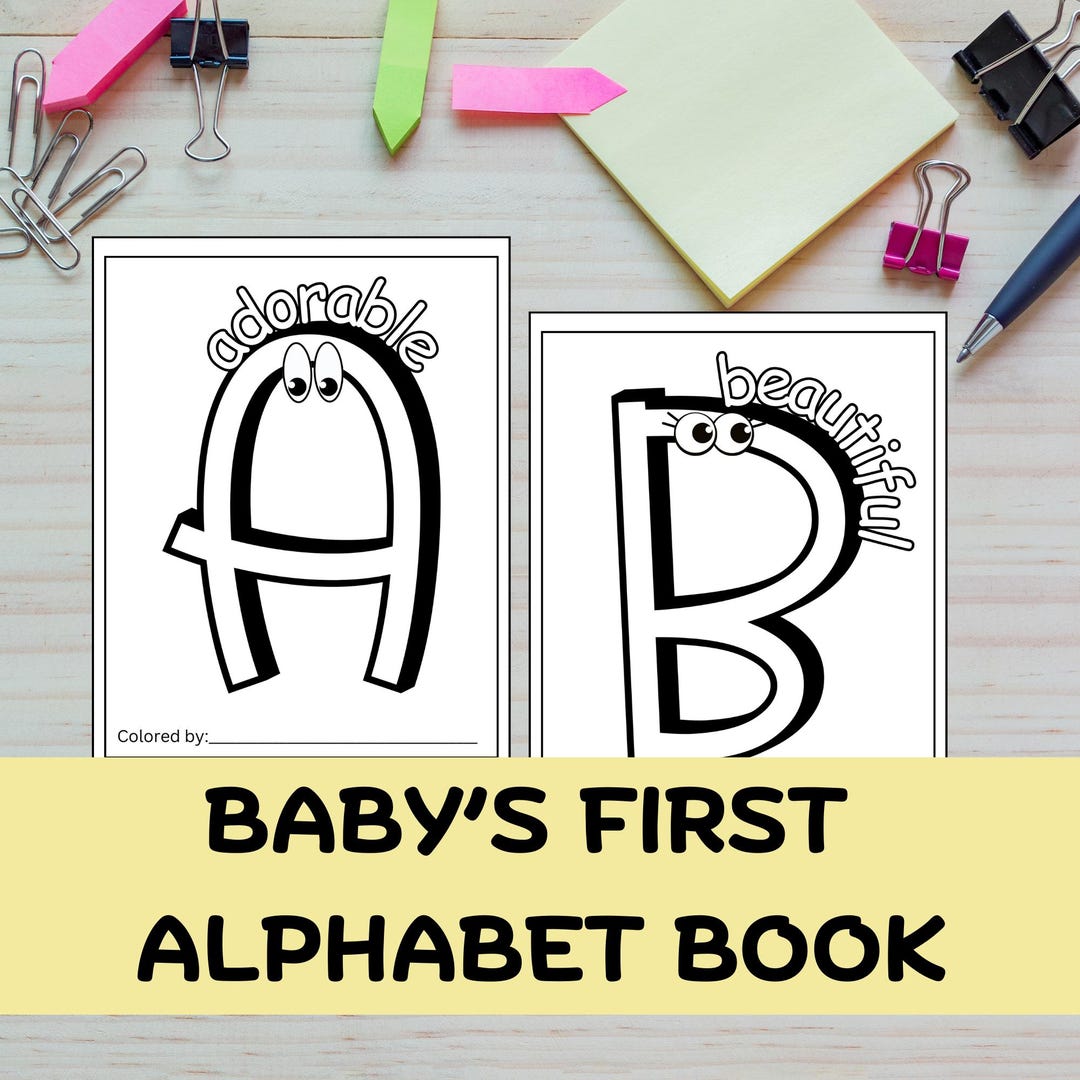 Alphabet Tracing Worksheets, ABC Book for Learning, Alphabet Coloring ...