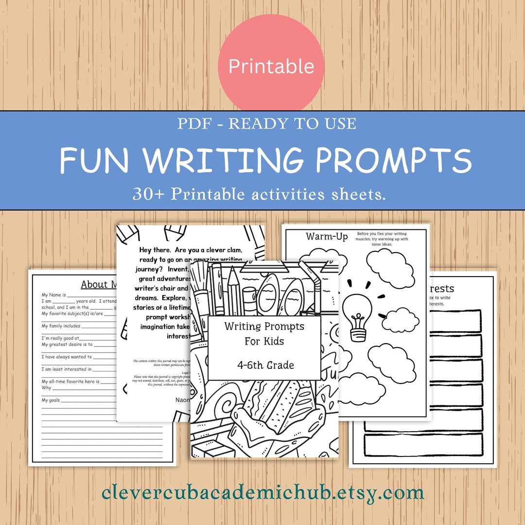 Writing Prompts for Kids, Creative Writing Kids, Fun Writing Ideas ...