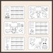 Alphabet Tracing Flashcards: Kids Letter Recognition (PDF Pattern) - Etsy