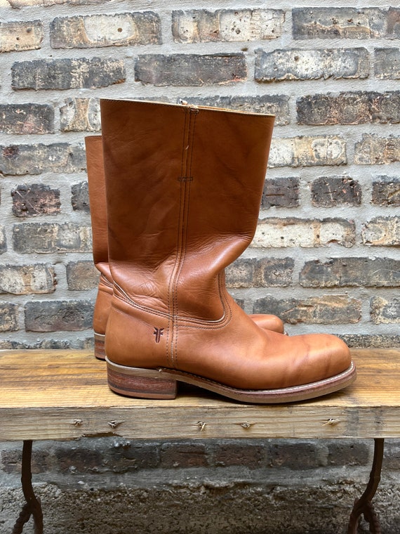 Vintage FRYE Boots Campus Boots Saddle Color Mens Size - Etsy
