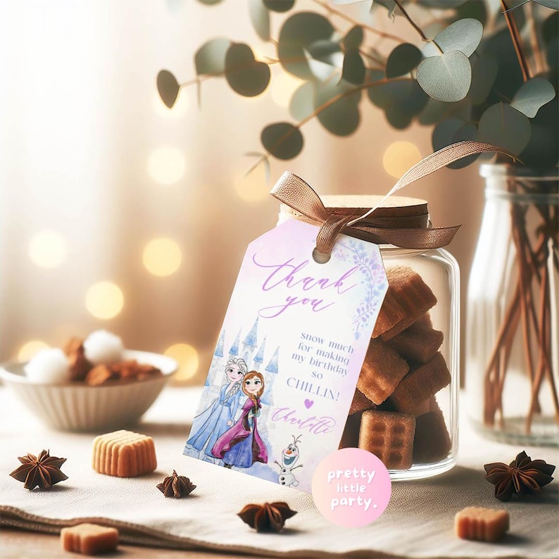 Editable in TWO the Unknown Frozen Birthday BUNDLE | 2nd Ice Snow ...