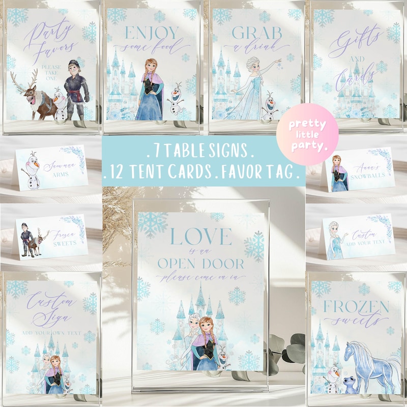 Snowflakes Favors Frozen - Etsy