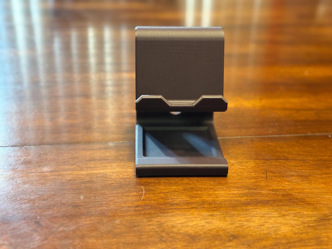 3D Printed Minimalist Phone Stand, Compact Phone Holder, Aesthetic Desk ...