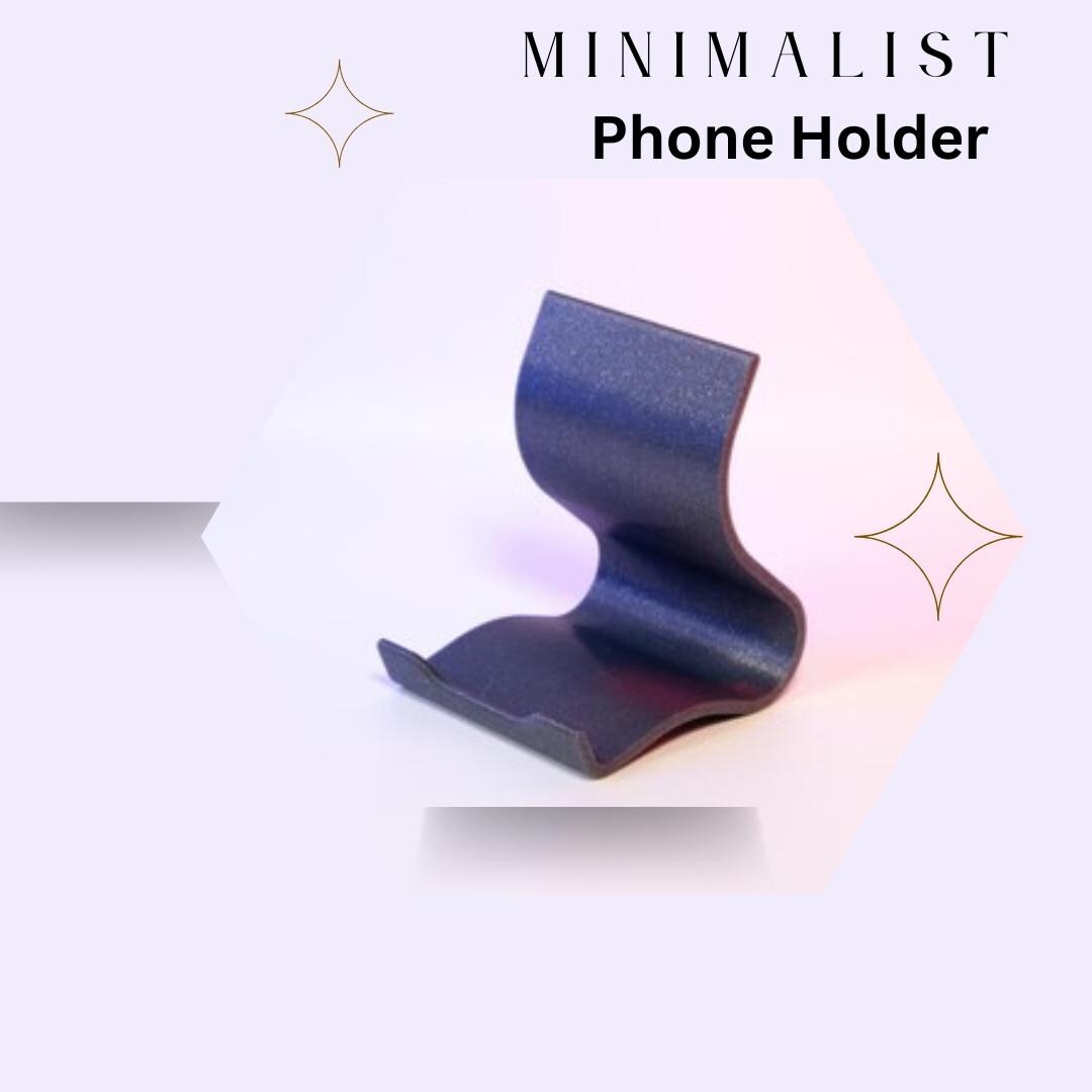 Sleek Minimalist Desk Phone Stand for iPhone & Android - Elegant ...