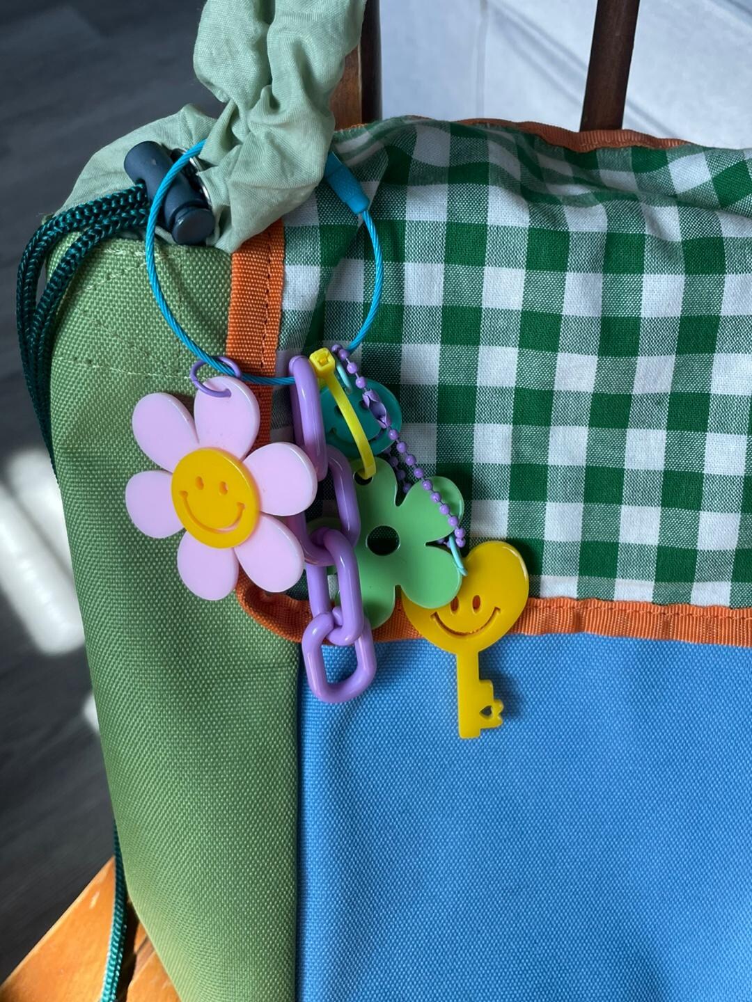 Bag Charm, Smiley Face Keychains, Flower Keychains, Acrylic Keychains ...