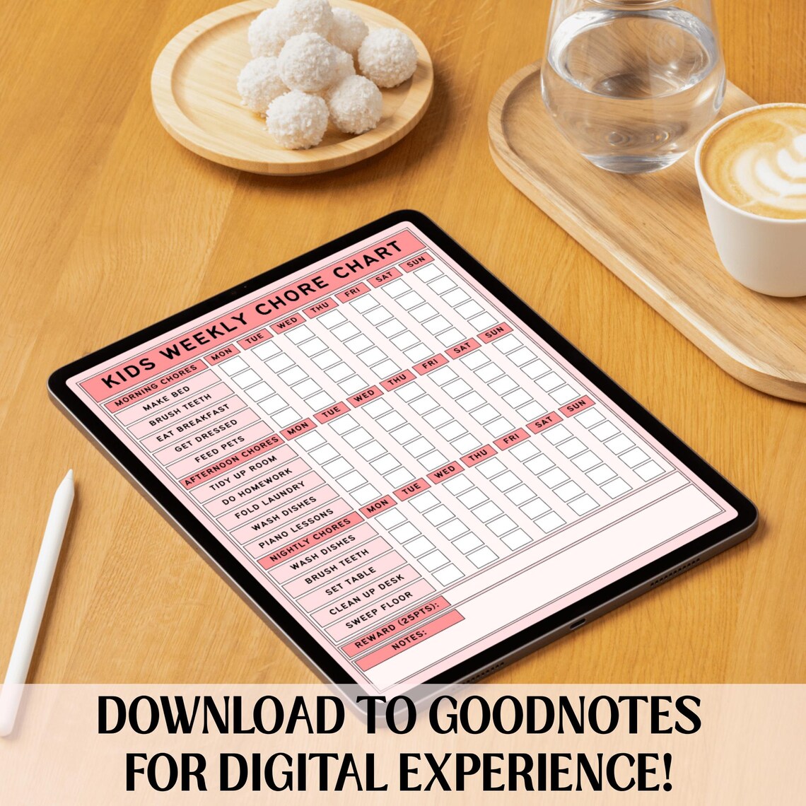 Weekly Chore Chart for Kids | Editable Routine Chart Printable | Kids ...