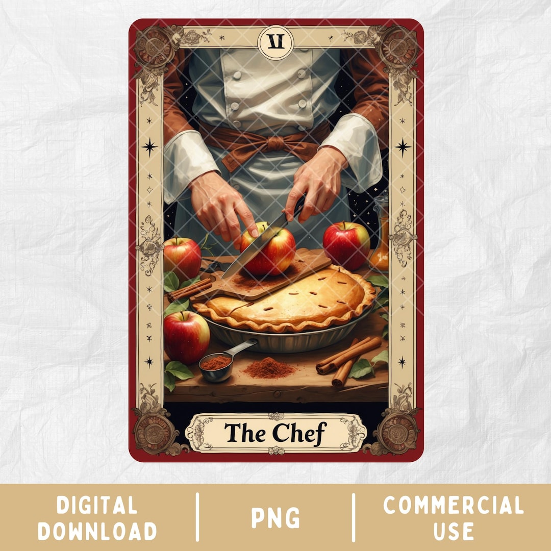 Chef Png, Cooking File Png, Cook Png, Tarot Card Png, Chef Tarot Gift ...