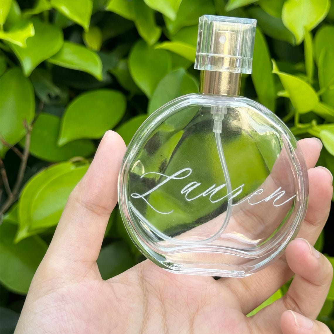 Personalized Engraved Perfume Bottle Empty, Custom Engraved Perfume ...