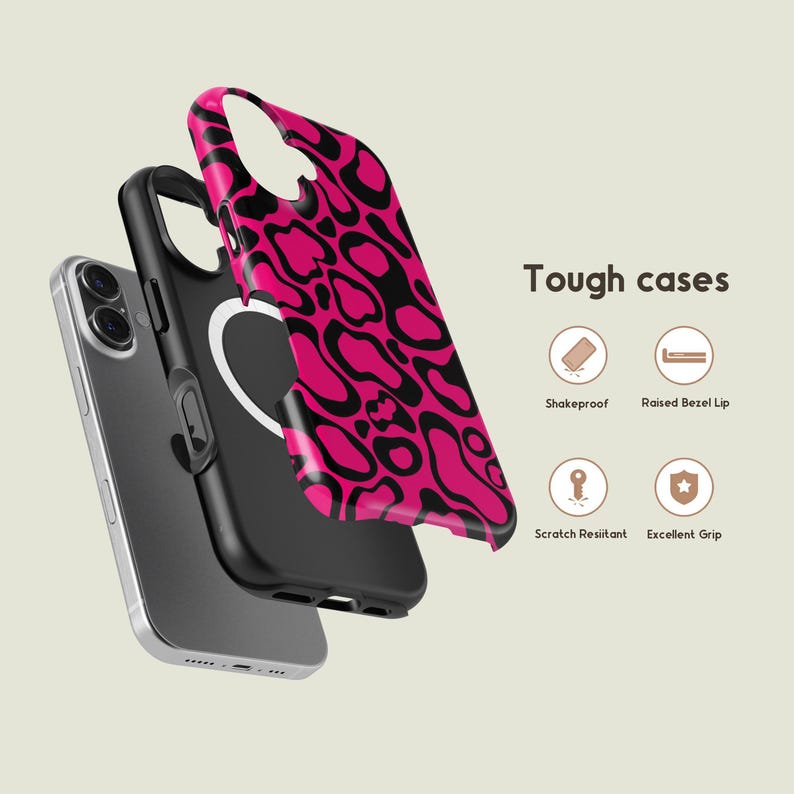 Red and Black Background Phone Case, Abstract Line Phone Case, iPhone ...