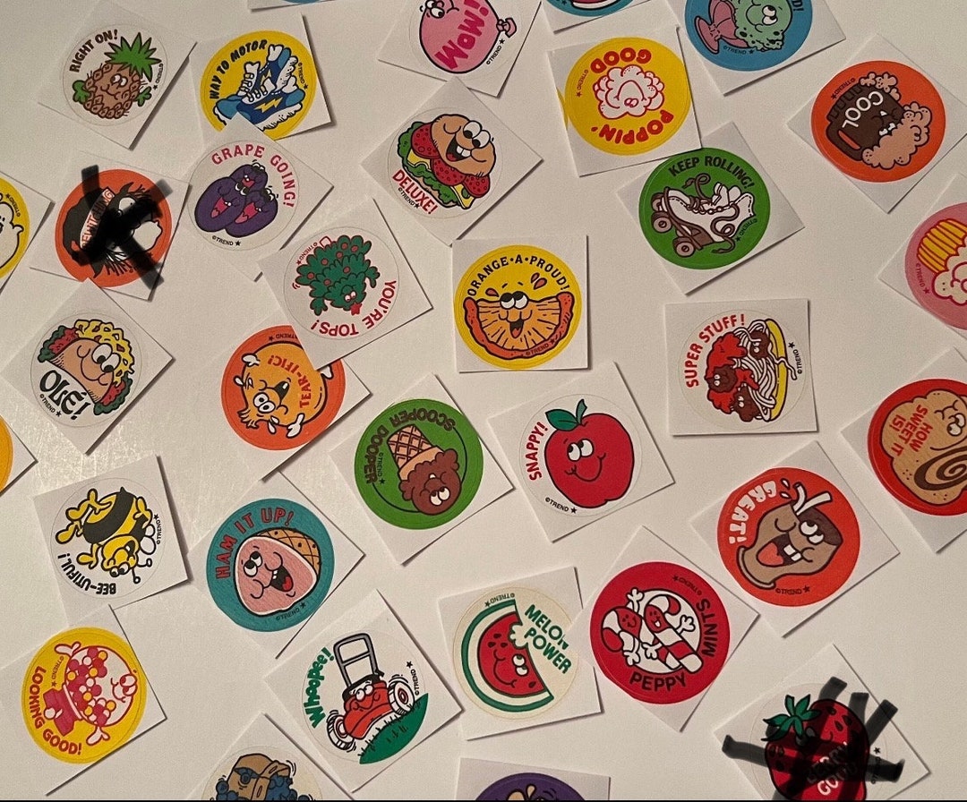 30 Trend Retro Scratch and Sniff Stinky Stickers 80's - Etsy