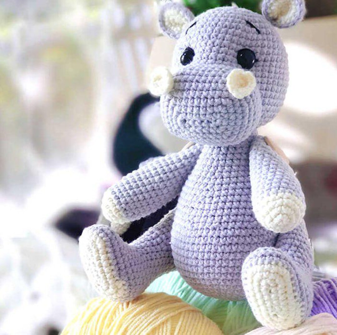 Baby Hippo Crochet Chart Pattern,amigurumi Baby Hippo Graph Crochet ...