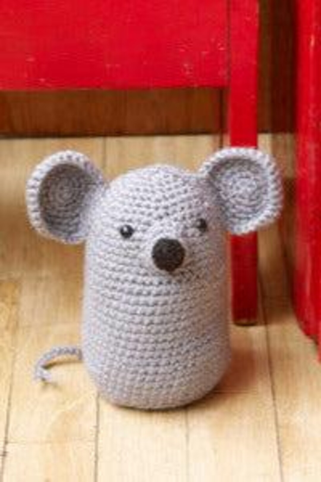 Crochet Mouse Doorstop Pattern,diy Crochet Doorstop Mouse,heavy Mouse ...