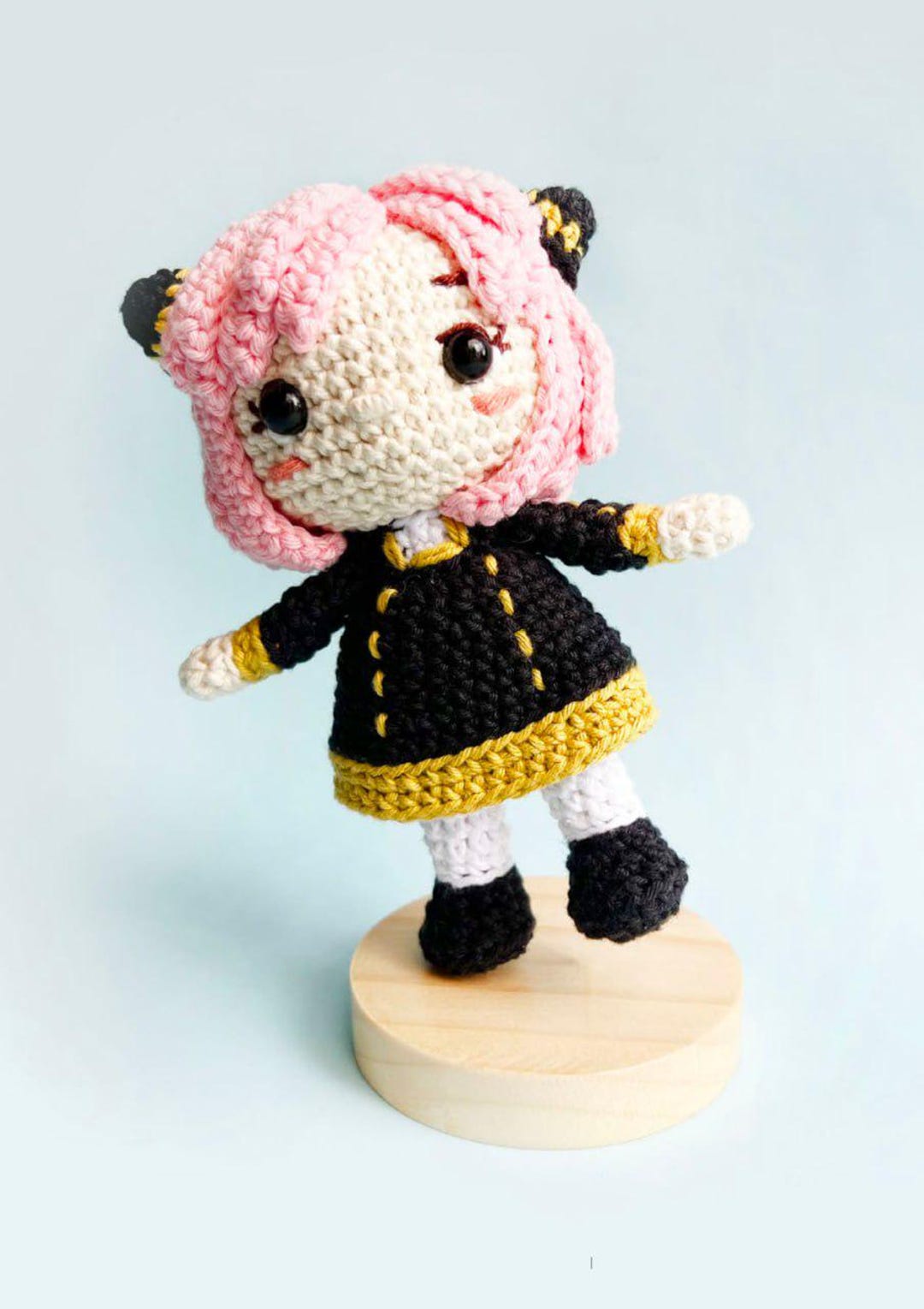 Anya Mini Amigurumi Crochet ,cute Mini Anya Crochet Doll Pattern,spy ...