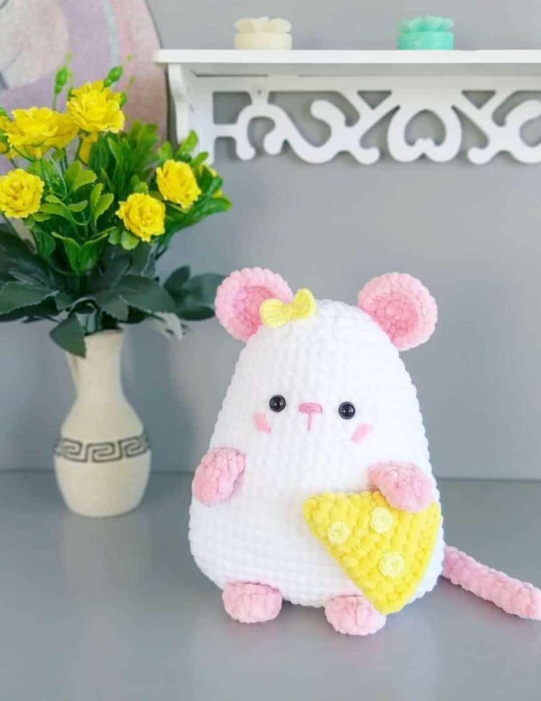 Cute Mouse Amigurumi Crochet Pattern,tiny Mouse Crochet Toy Pattern ...