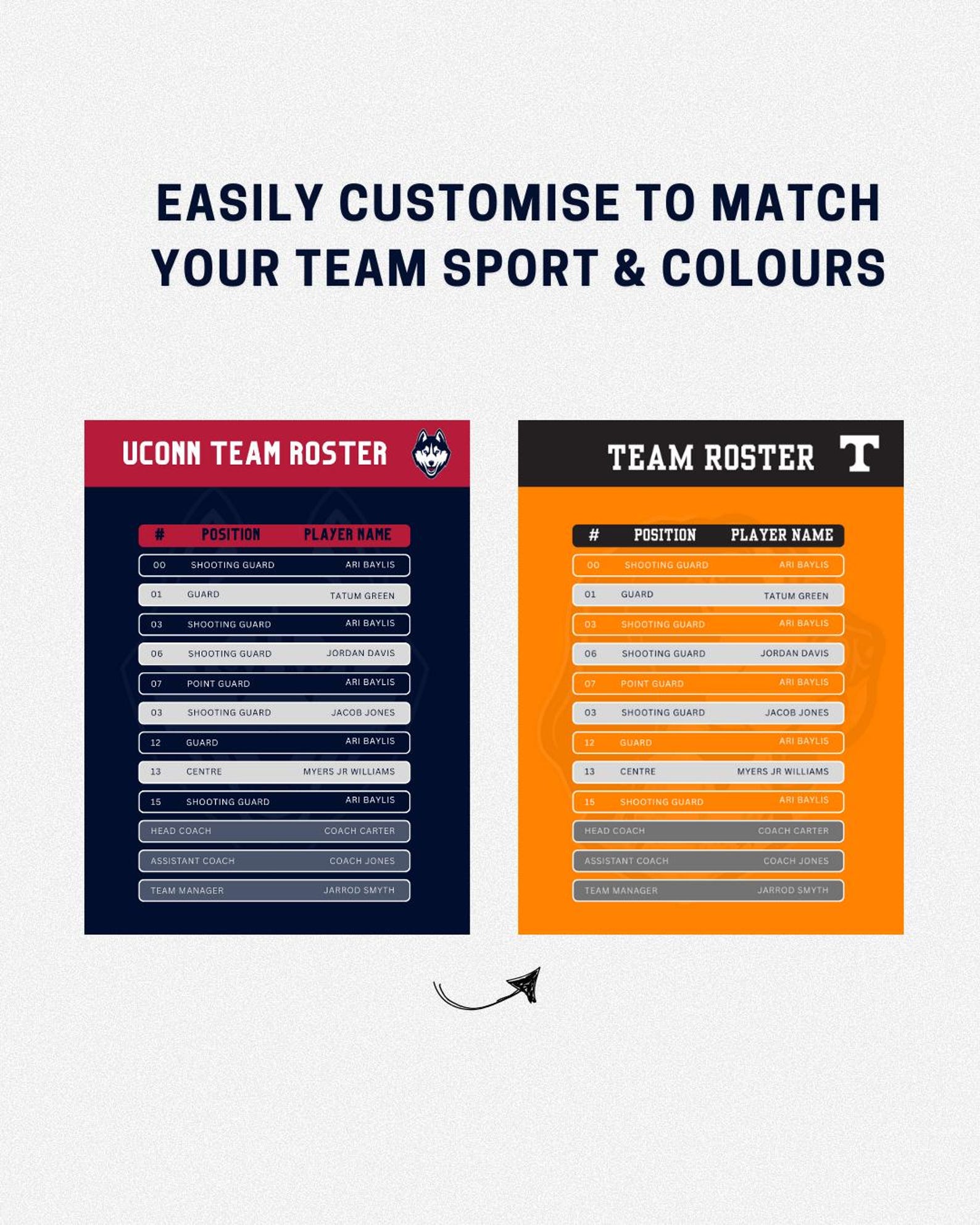 Team Lanyard & Player ID Card Designs - Canva Templates | Travel Team ...