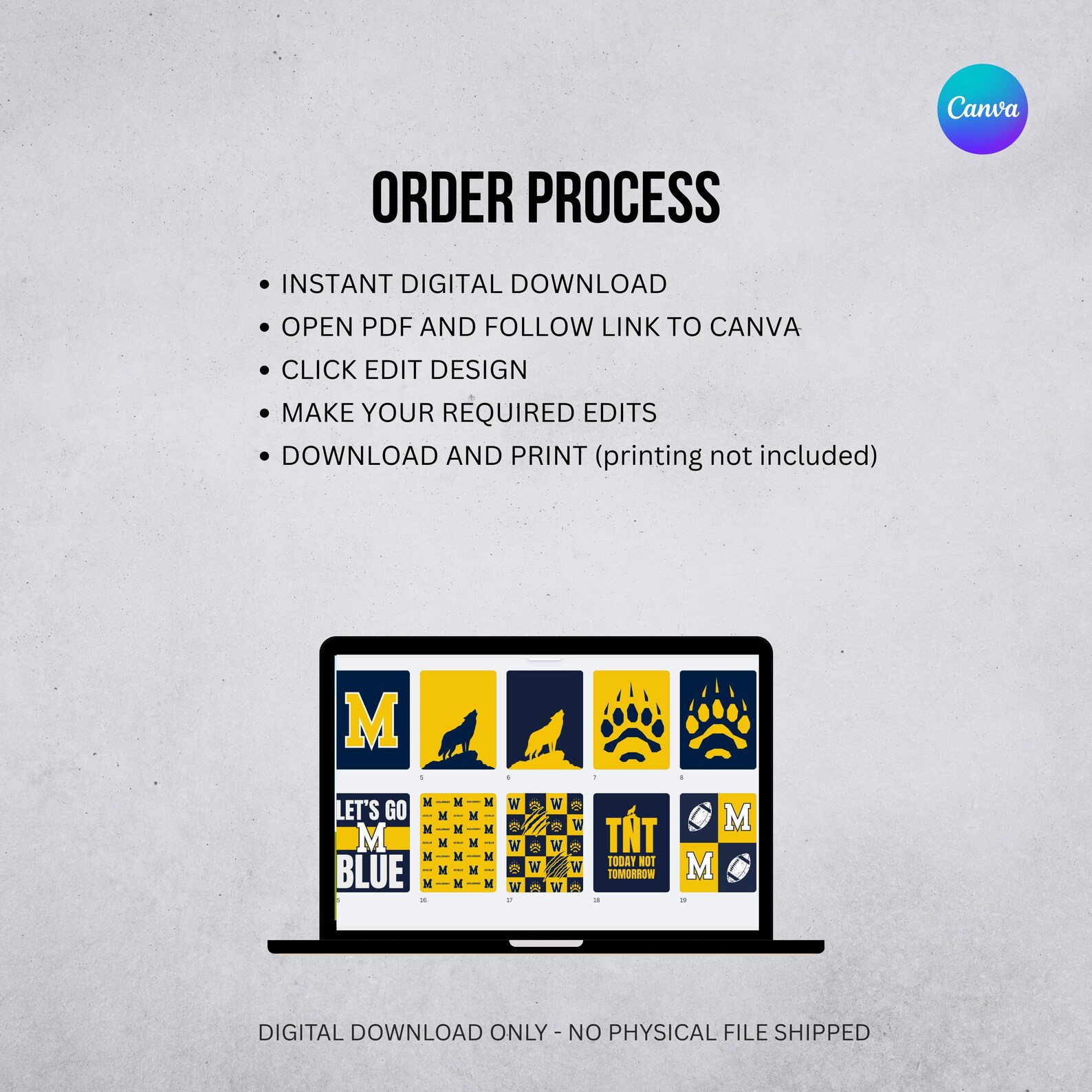 School Sports Media Day Backdrop Sheets - Fully Customizable in Canva ...