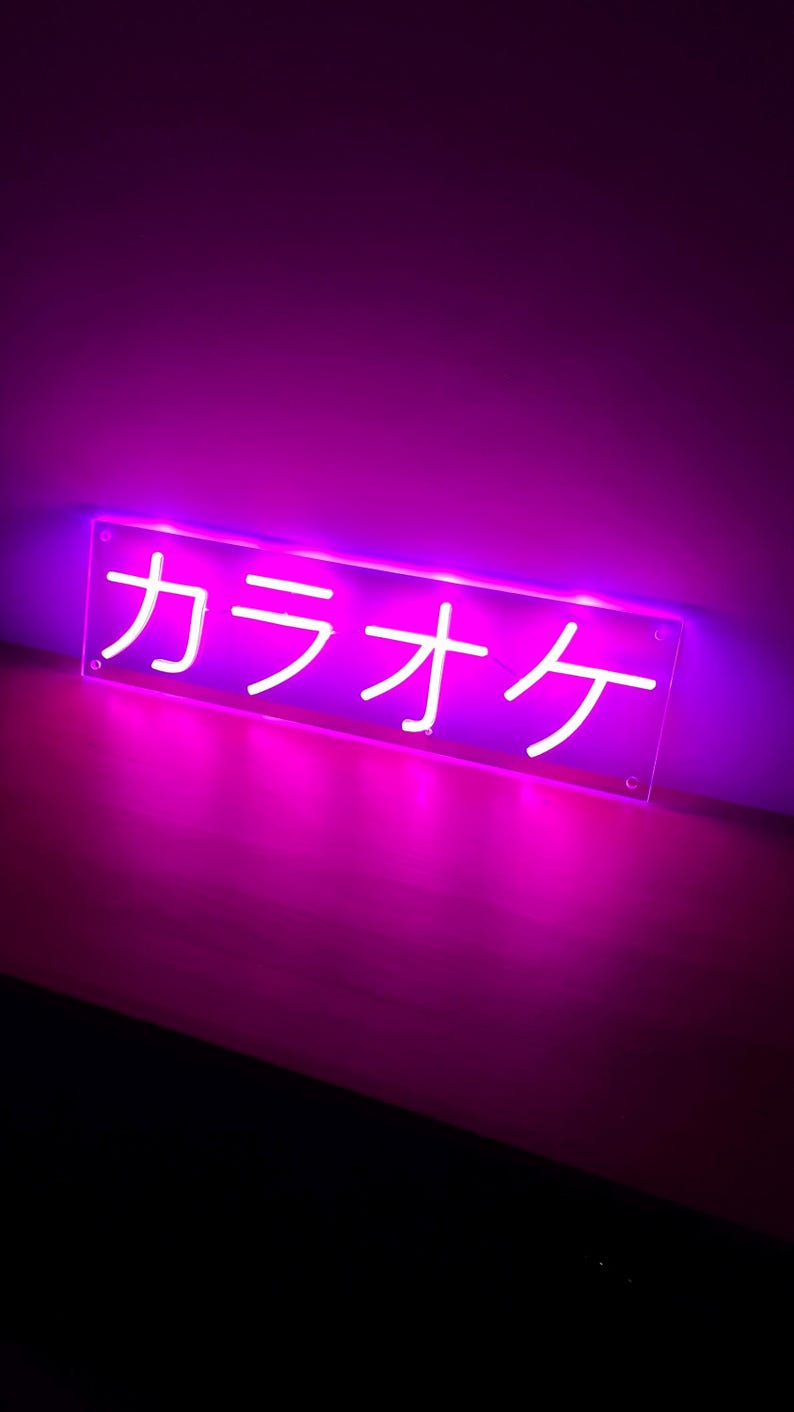 Custom Japanese LED Neon Sign, Personalized Name Sign, Video Game Room ...