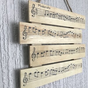 Musical Notation Wall Hanging/ Decor - Etsy