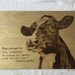 Holy Cow Unique Pyrography on Birch Plywood - Etsy