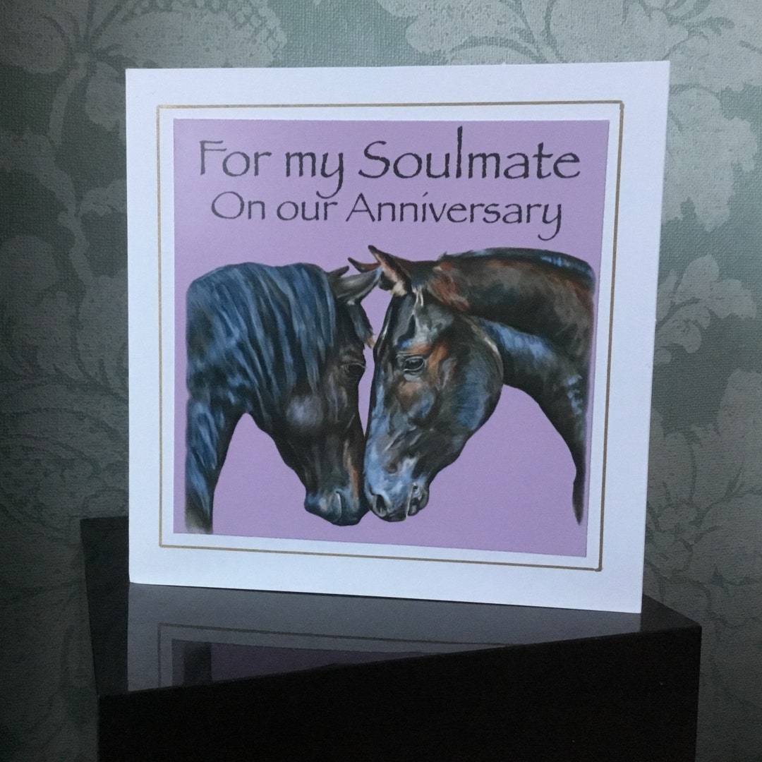 Soul Mate Anniversary Card - Etsy